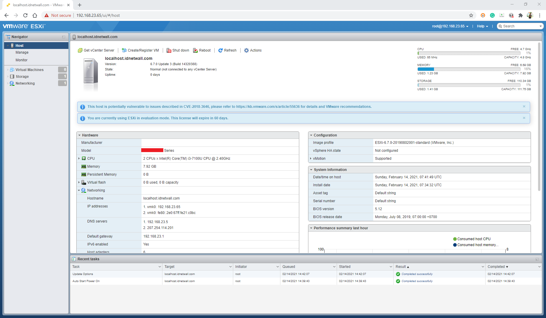 Tutorial Instalasi VMWare ESXi – IDNetWALL